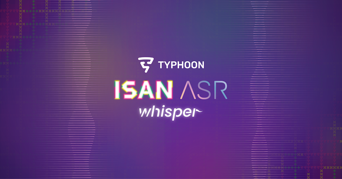 Typhoon Isan: Open-Source ASR and a Language Technology Suite for Thailand’s Largest Dialect ...